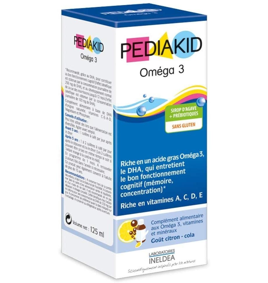 Comprar Pediakid Omega 3 Jarabe (1 Envase 125 Ml) | Dermofarma.es