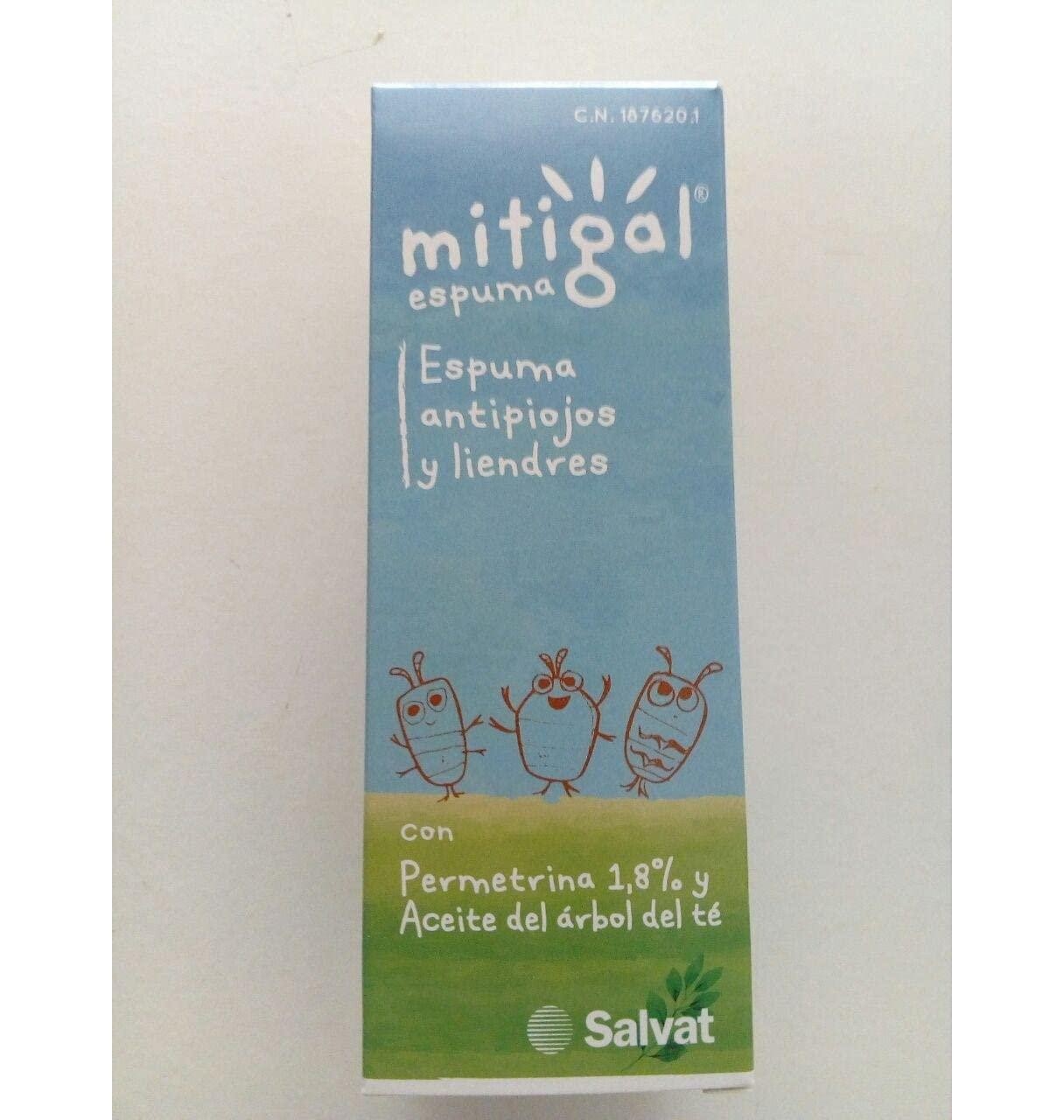 Comprar Mitigal Espuma Antipiojos Y Liendres (1 Envase 100 Ml ...