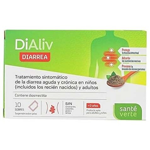 Comprar Dialiv Diarrea 10 Sobres | Dermofarma.es