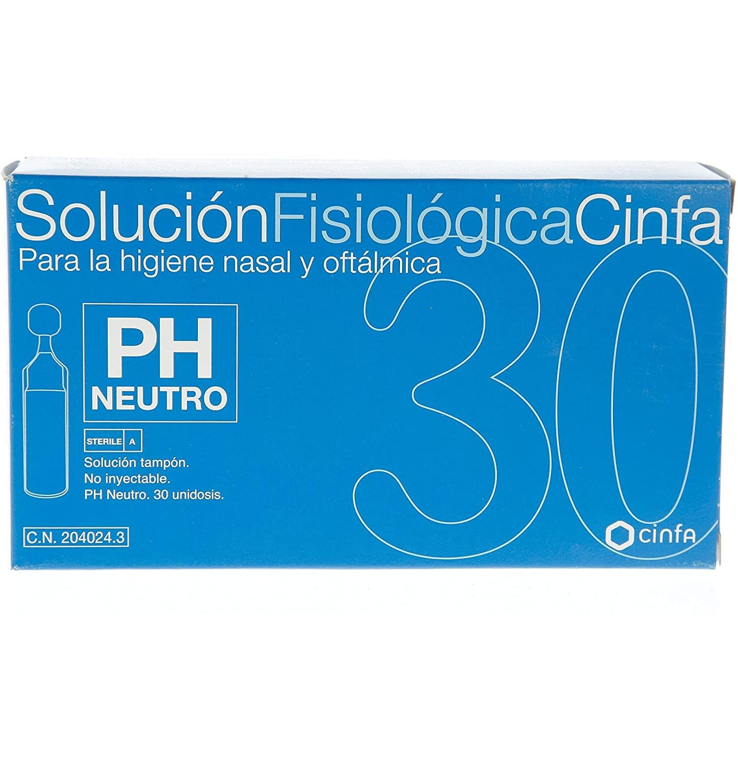 Comprar Cinfa Solucion Fisiologica (Monodosis 5 Ml 30 U) | Dermofarma.es