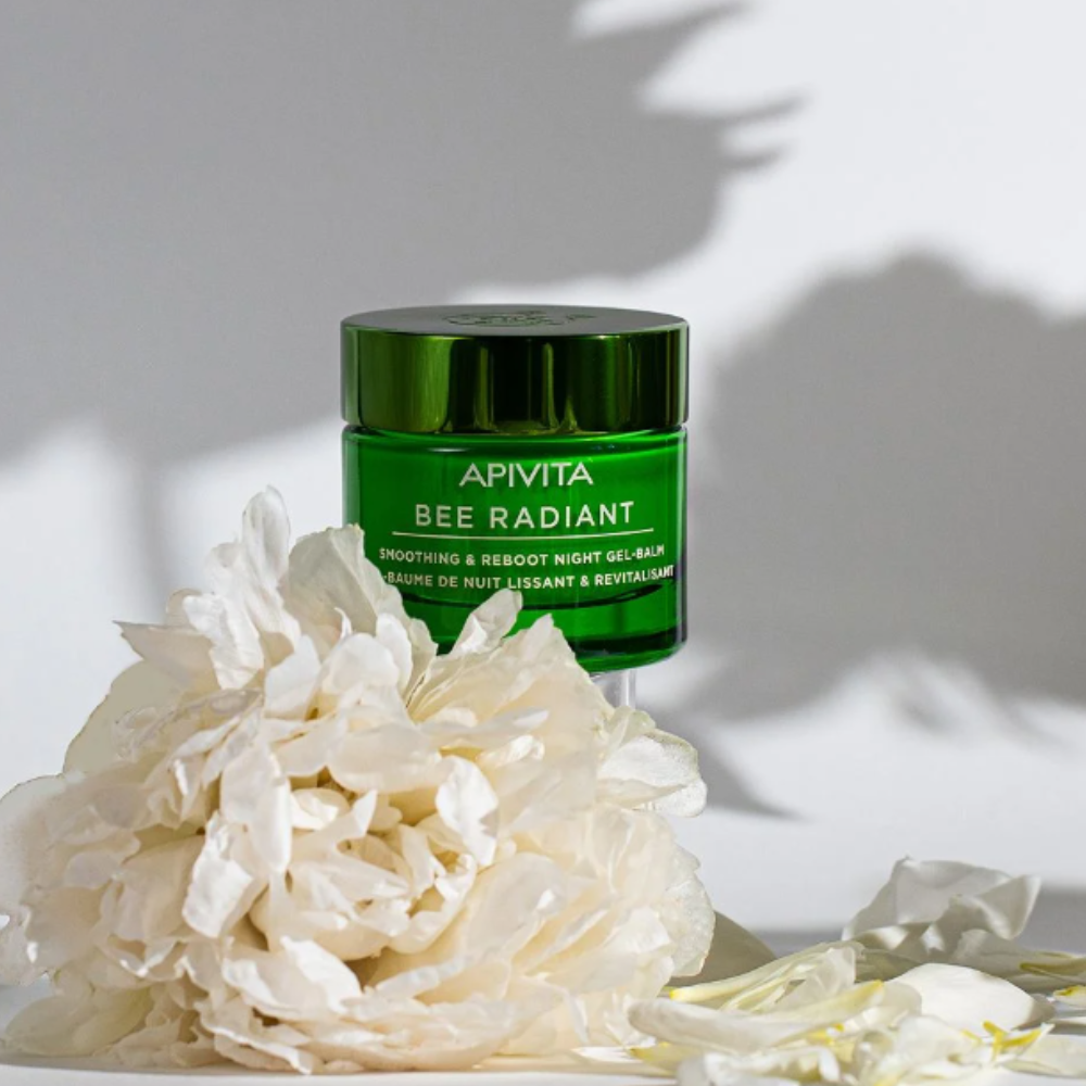 Bee Radiant Gel-Bálsamo de Noche Alisa y Restaura la Piel, 50 ml. - Apivita