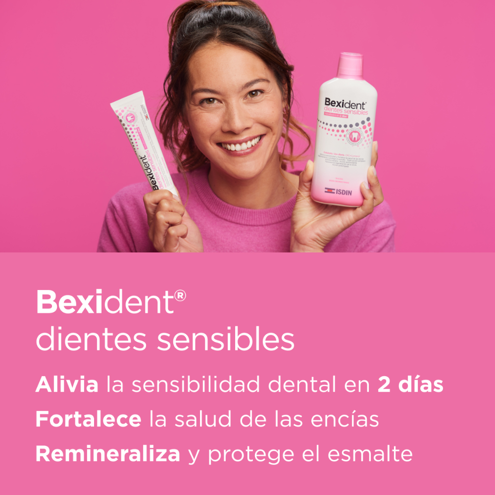Pack Ahorro Bexident Dientes Sensibles Colutorio, 500 ml + 500 ml. - Isdin