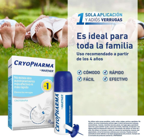 Comprar Cryopharma - Antiverrugas (1 Envase 50 Ml) | Dermofarma.es