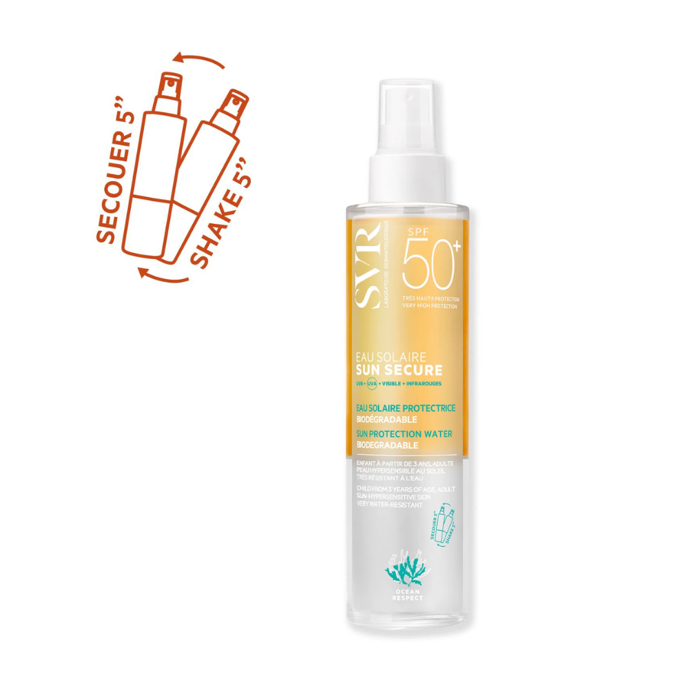 Sun Secure Eau Solaire Hidratante Ultra Ligera SPF 50+, 100 ml. - SVR